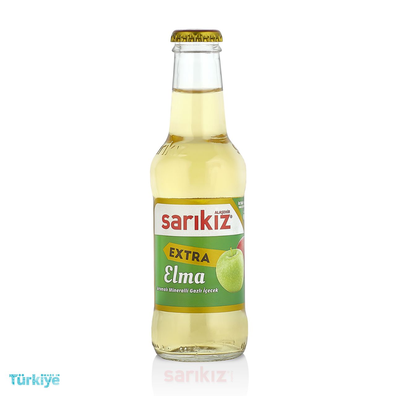 Sarikiz Mineral Water W Apple (Elma) 200Ml Glass in Soft Drinks for ...